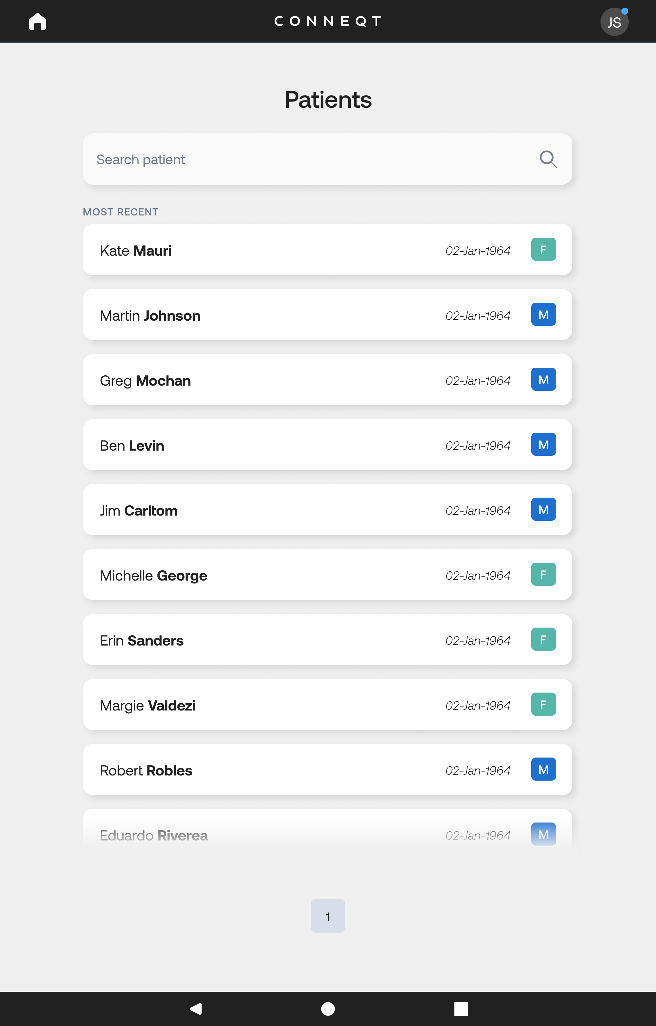 Portal 2 - CONNEQT Health Insights